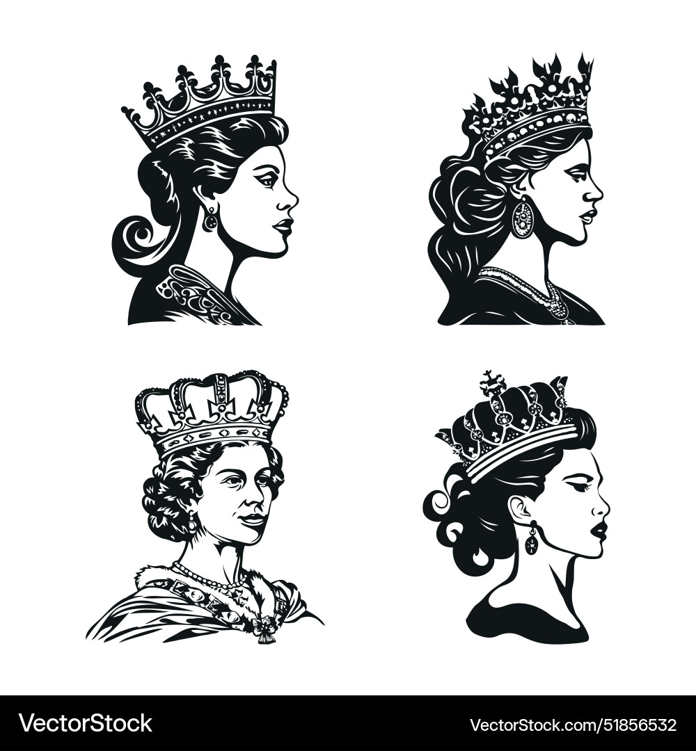 Queen clipart Royalty Free Vector Image - VectorStock