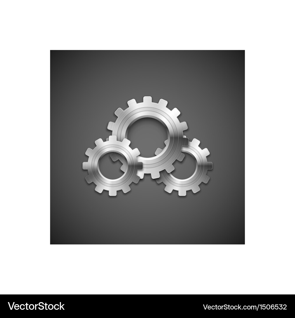 Zahnrad Lizenzfreies Vektorbild - VectorStock