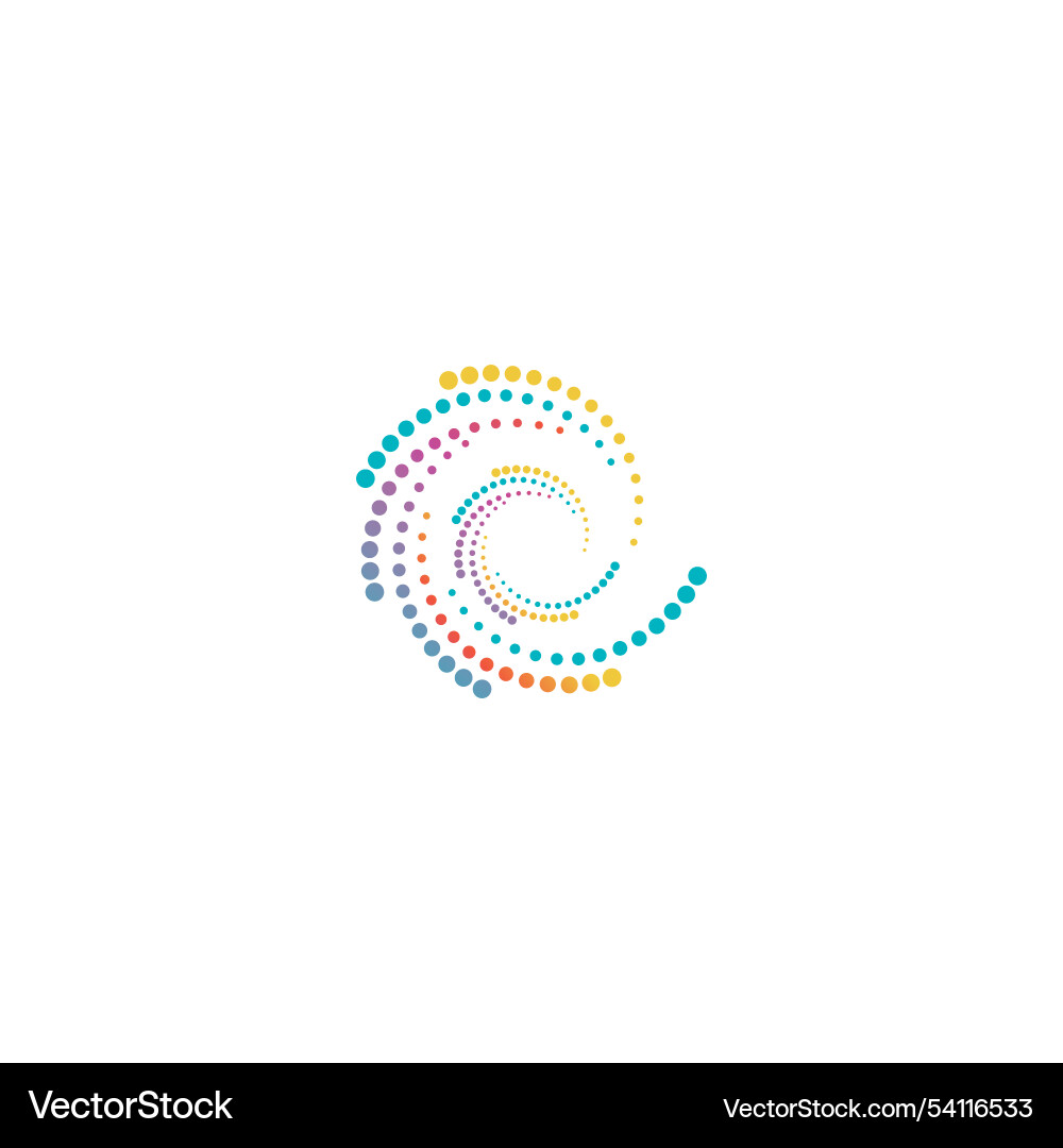 Circle logo template design Royalty Free Vector Image