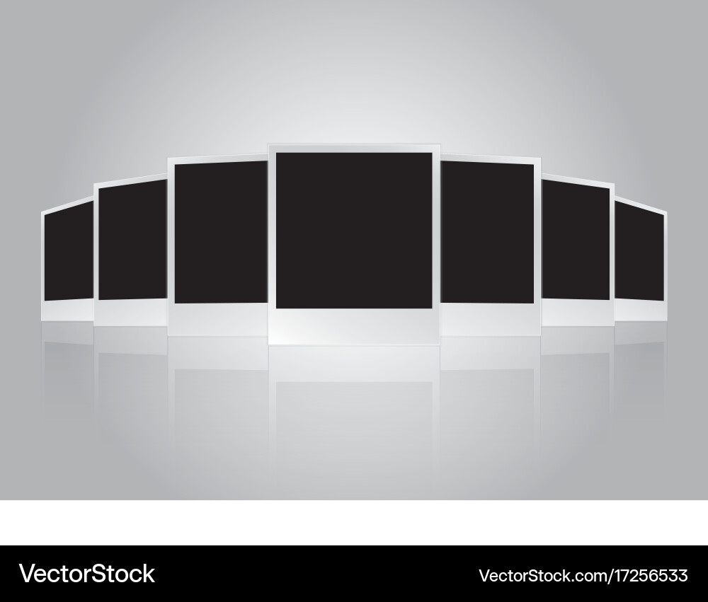 Photo frames collage Royalty Free Vector Image