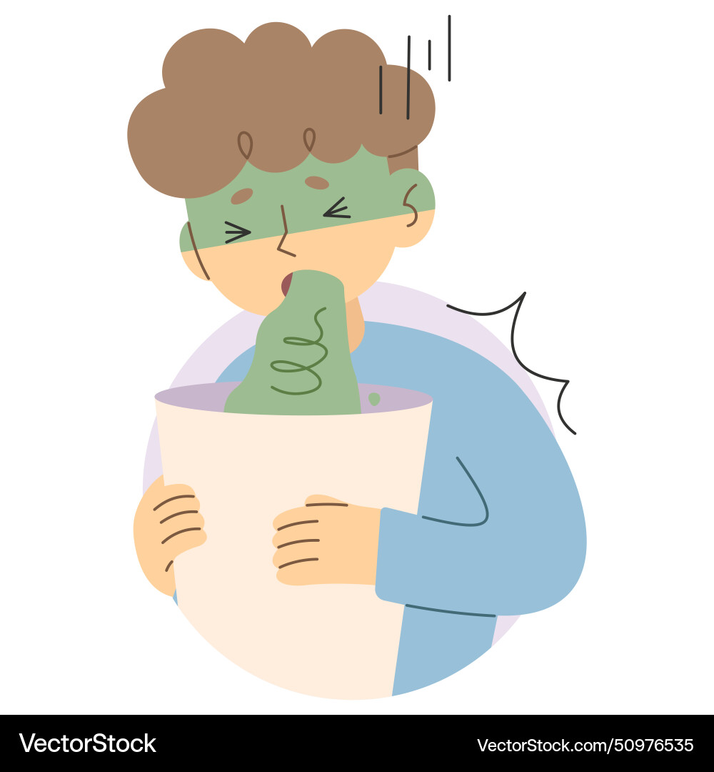 Vomit 4 Royalty Free Vector Image - VectorStock