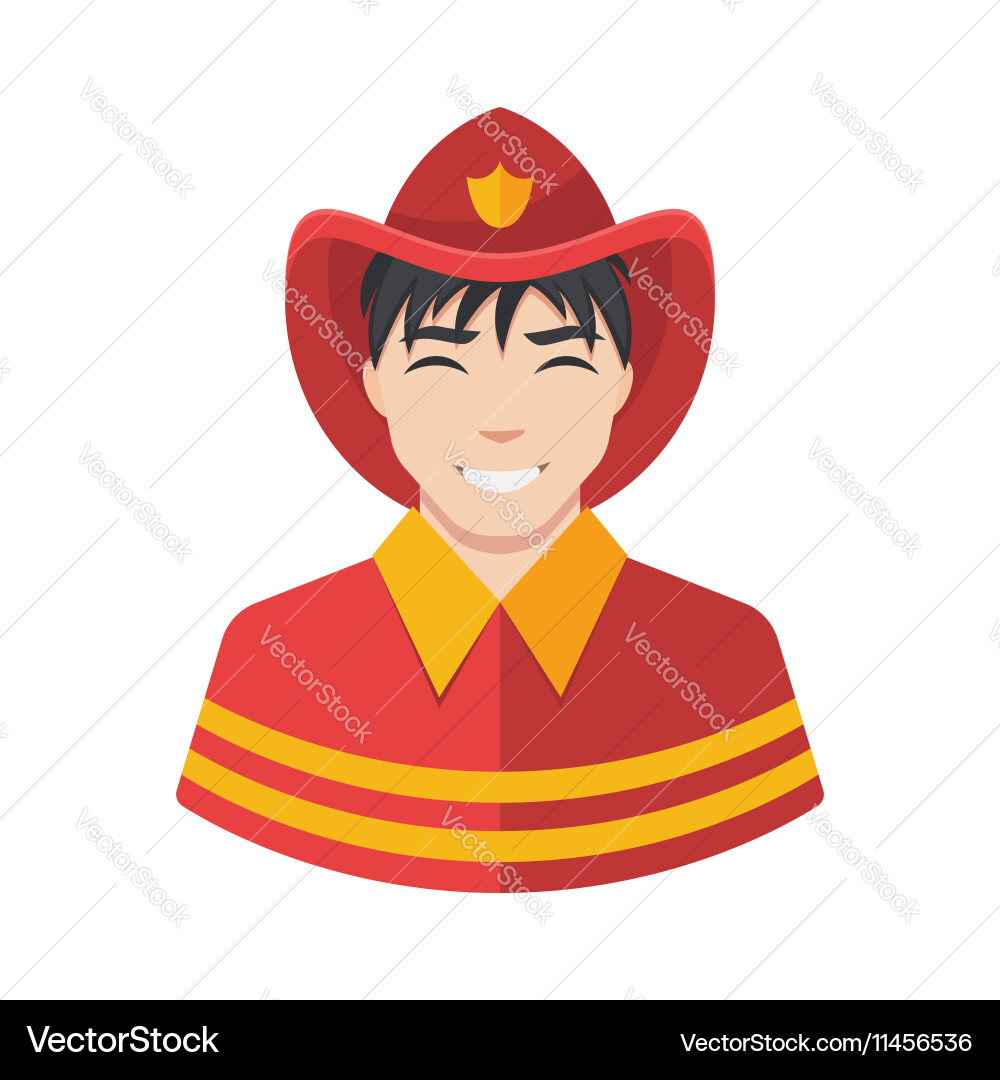 Fireman icon Royalty Free Vector Image - VectorStock
