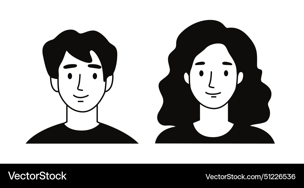 People avatar icons user profile avatar profile Vector Image