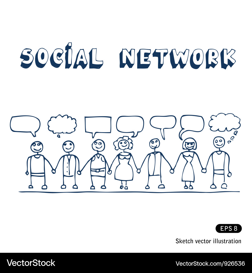 Social network Royalty Free Vector Image - VectorStock