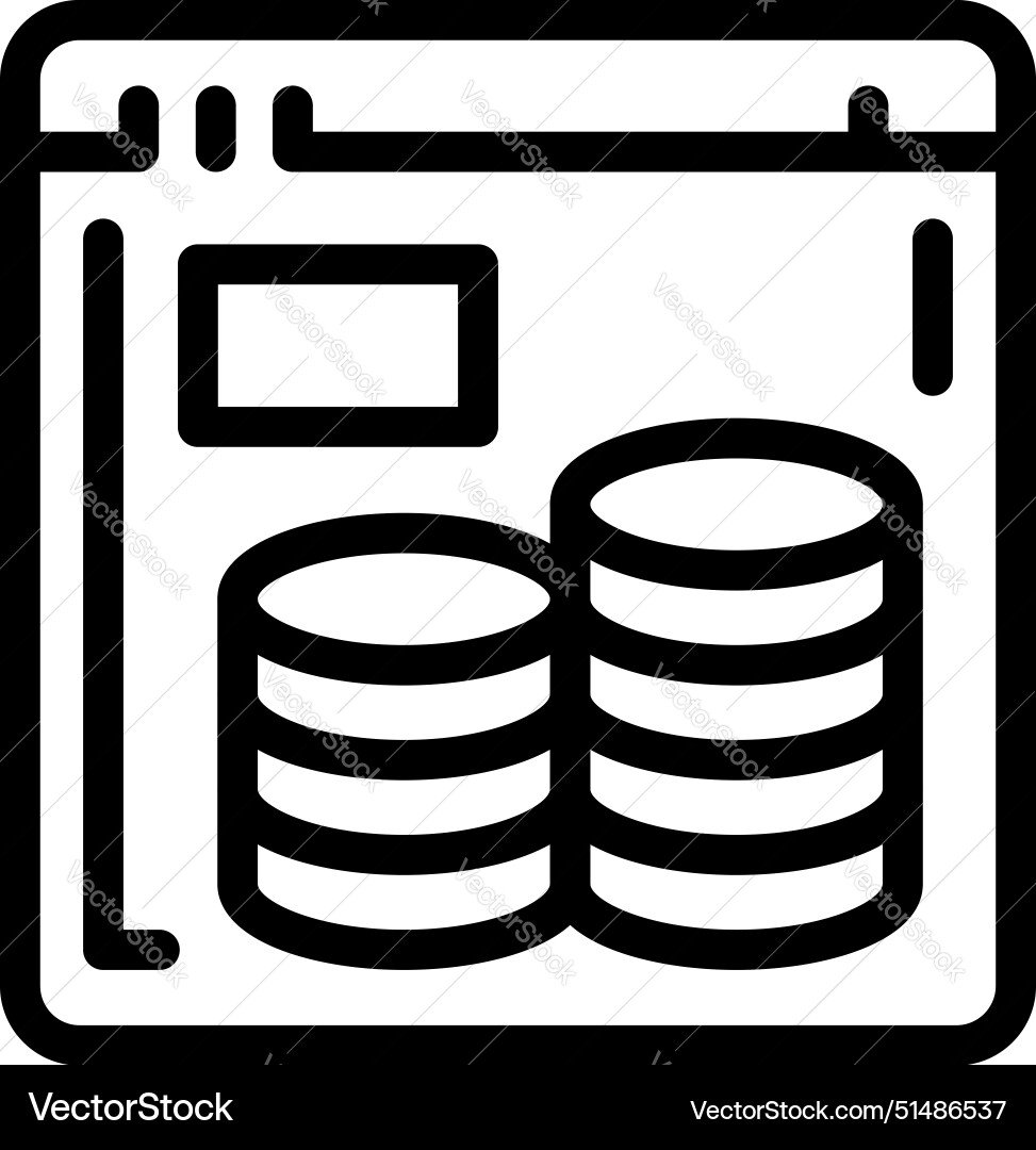 Black and white of a calendar Royalty Free Vector Image