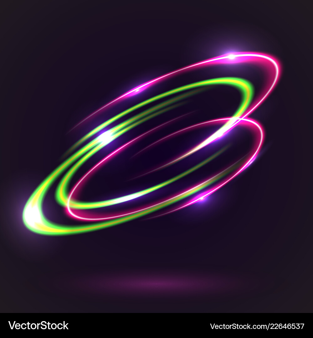 Circular lens flare Royalty Free Vector Image - VectorStock