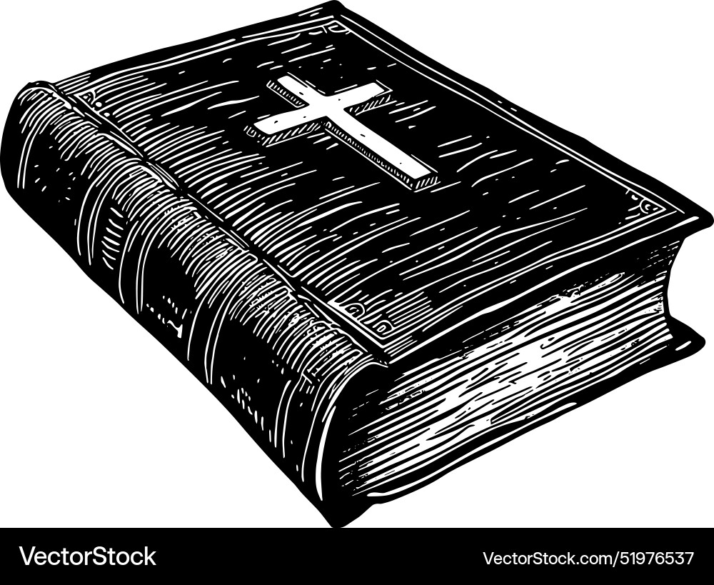 Holy bible Royalty Free Vector Image - VectorStock