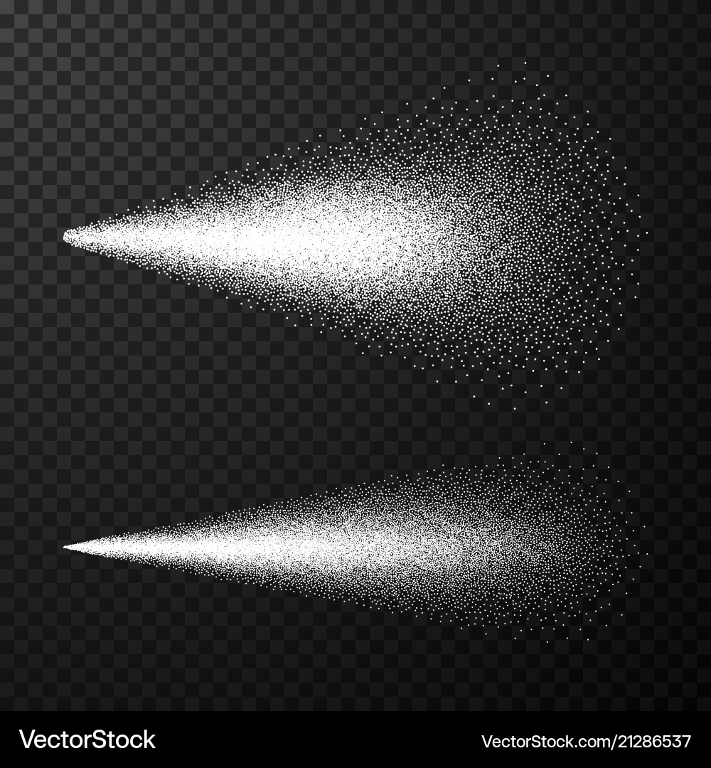 Water spray airy and hazy mist Royalty Free Vector Image