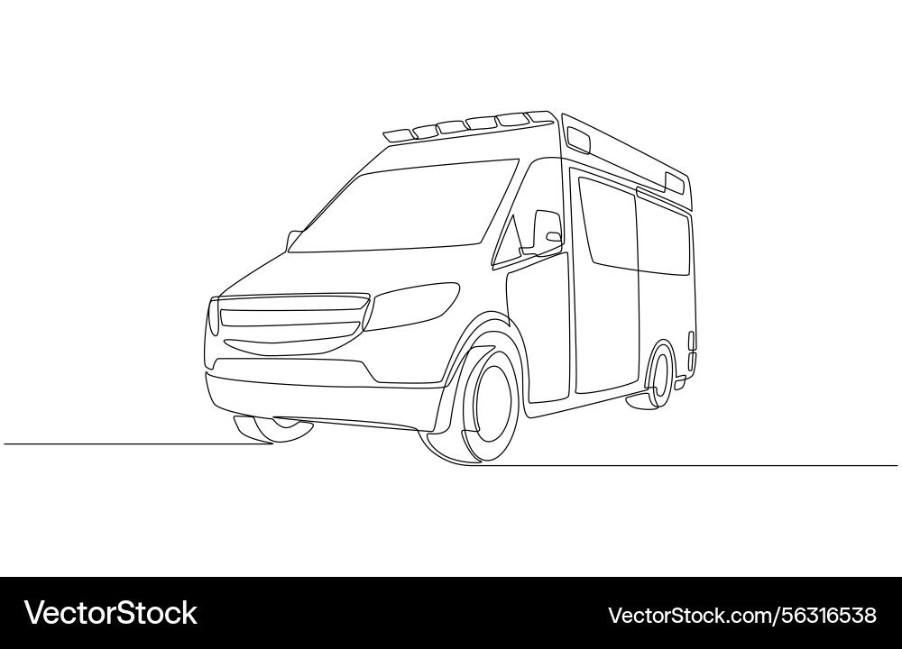 Ambulance car Royalty Free Vector Image - VectorStock