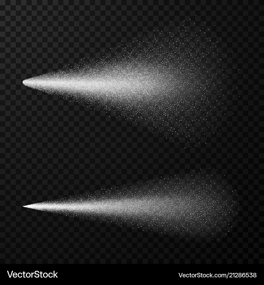 Hazy Water Mist Spray Royalty Free Vector Image