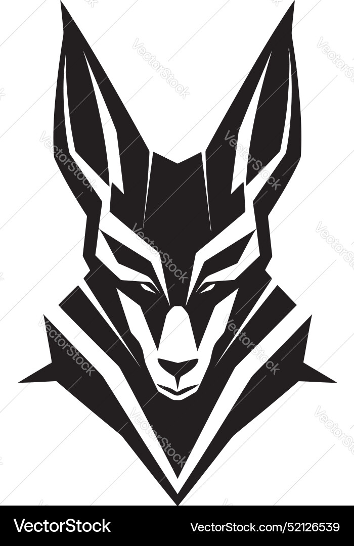 Abstract ascension an anubis graphic spectral Vector Image
