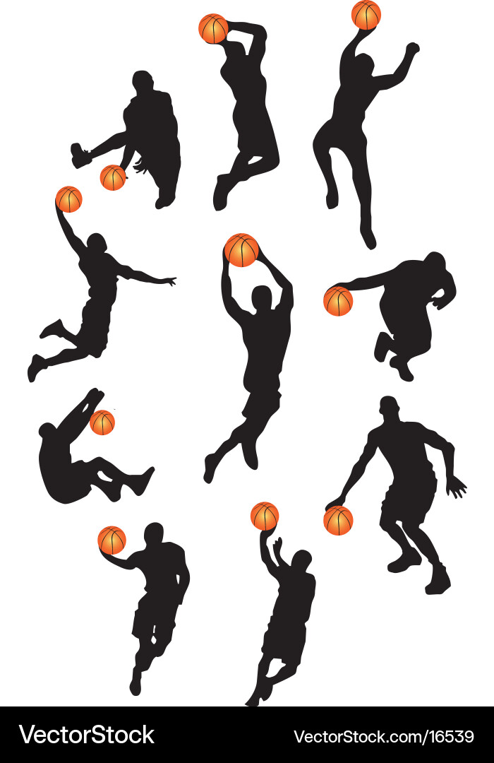 Basketball Offense Defense Vector Images (85)