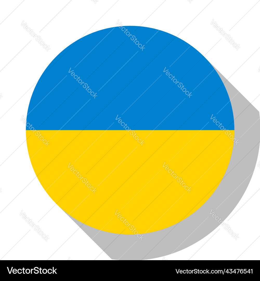 Flag of ukraine Royalty Free Vector Image - VectorStock