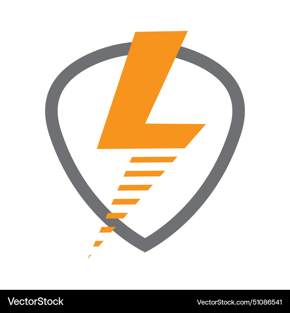 Lightning electric power logo design element Vector Image