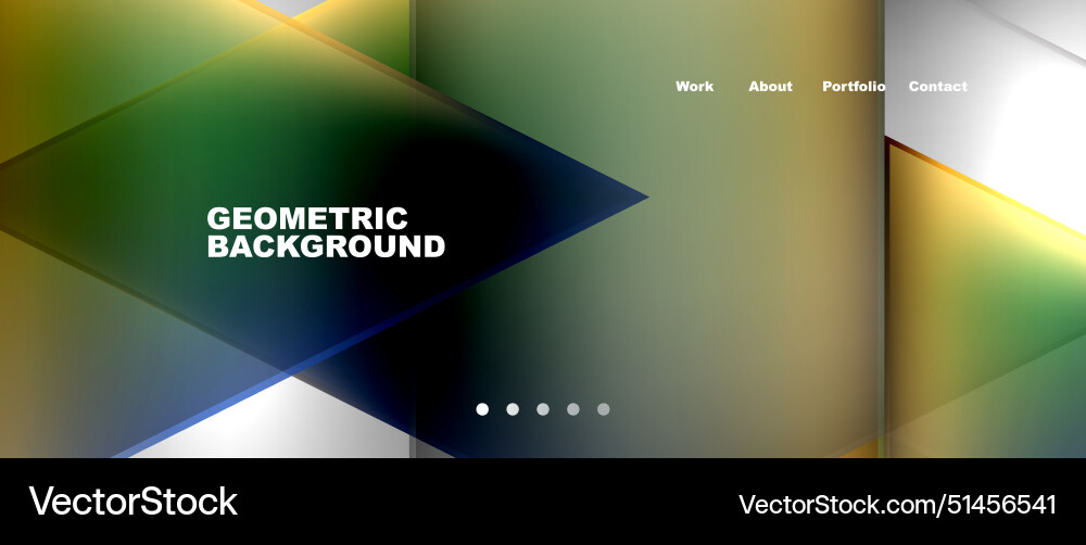 Metal triangles with colorful bright Royalty Free Vector