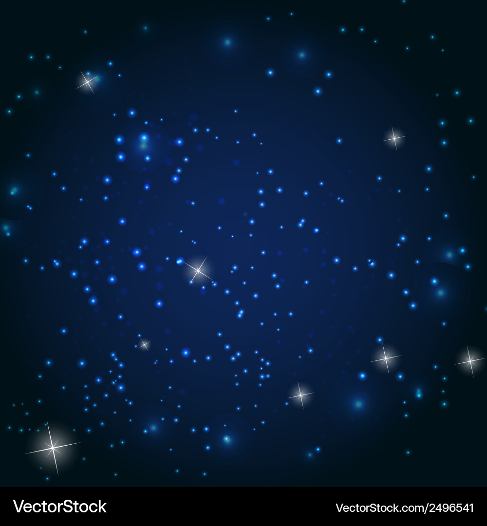 Star sky background Royalty Free Vector Image - VectorStock