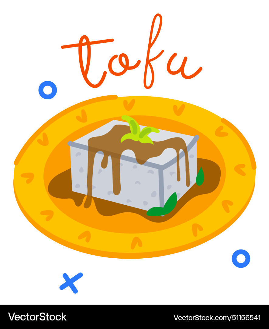 Tofu Royalty Free Vector Image - VectorStock