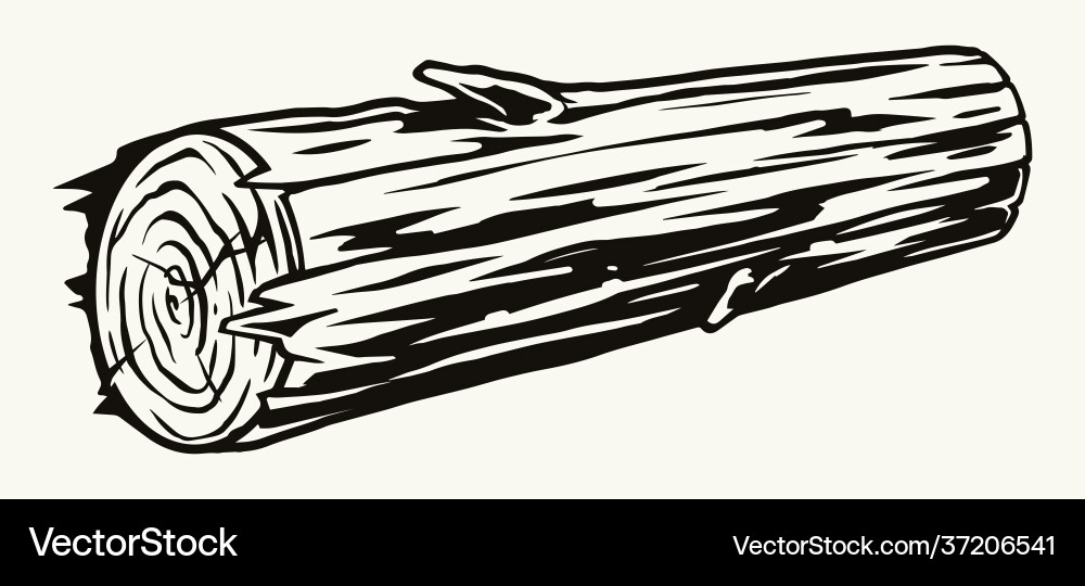 Wooden Log Vector