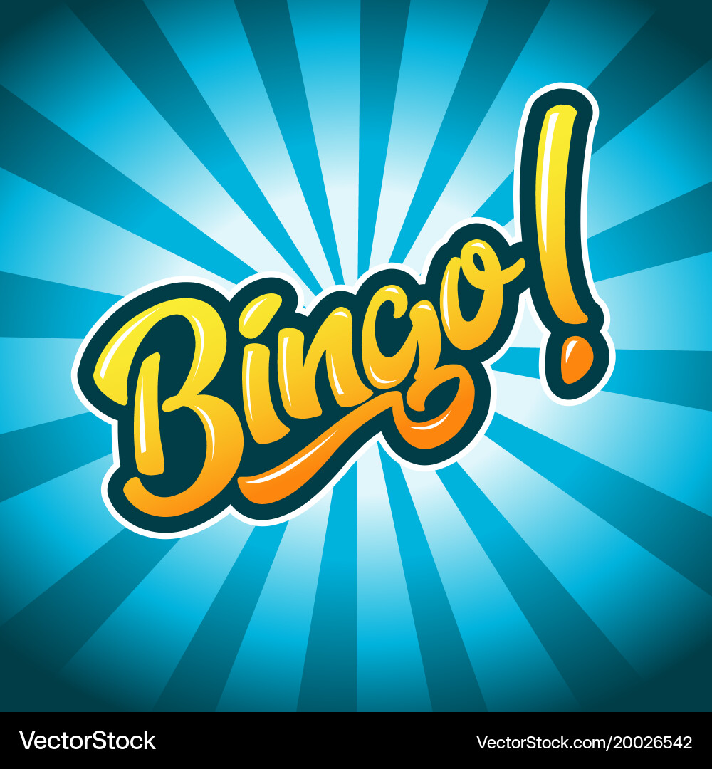 Bingo game Royalty Free Vector Image - VectorStock