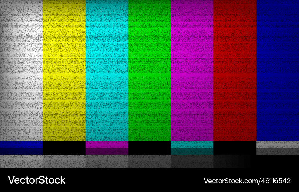 Noise grain background no signal tv screen Vector Image