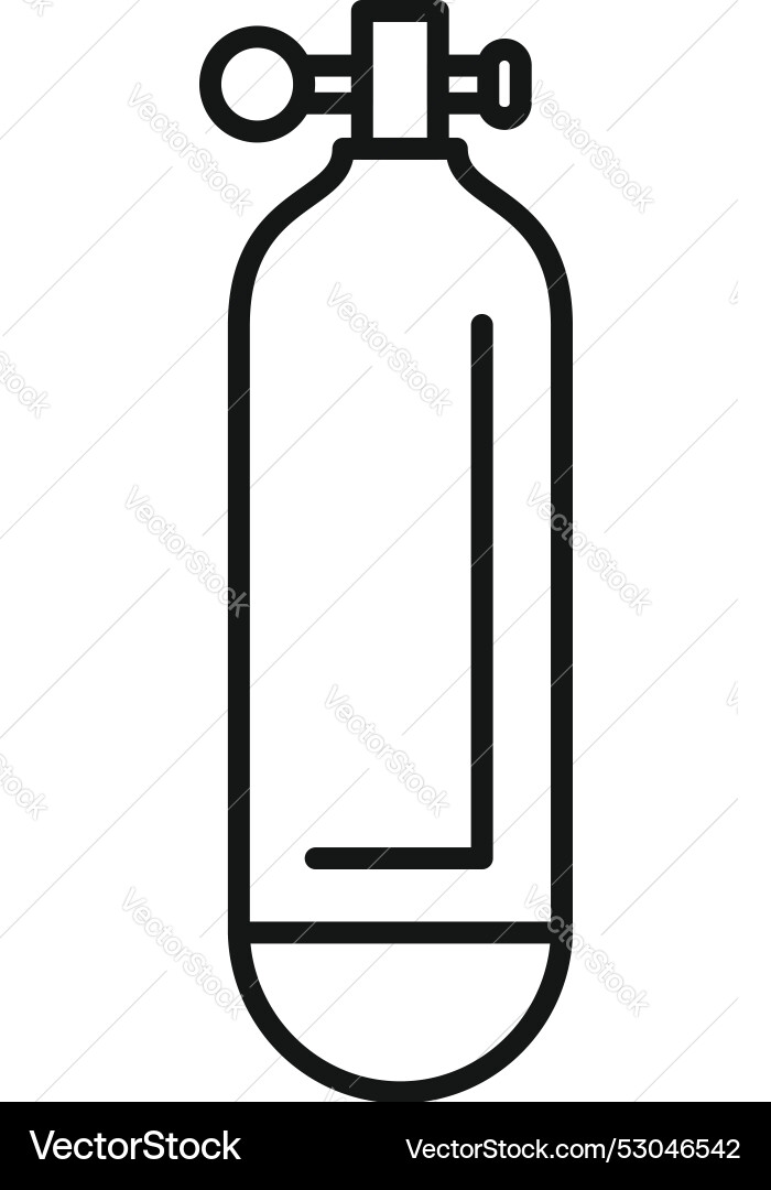 Oxygen cylinder icon representing diving equipment