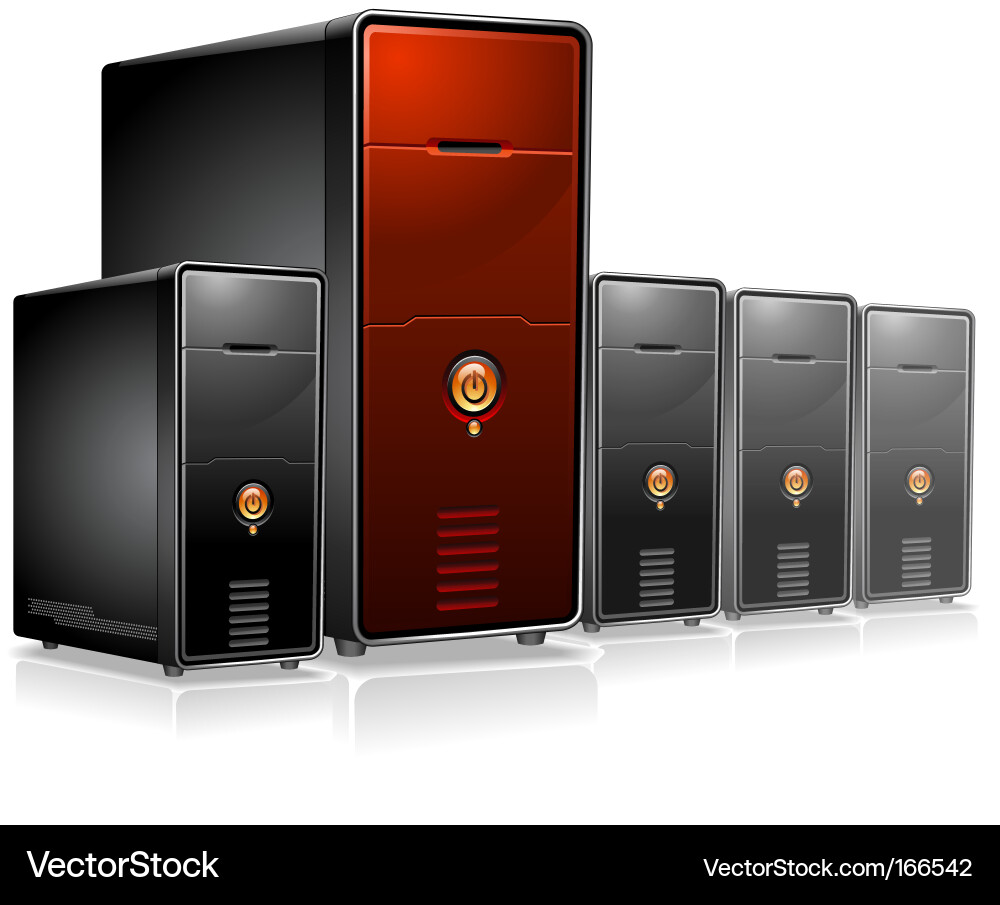 Server Technology Royalty Free Vector Image - VectorStock