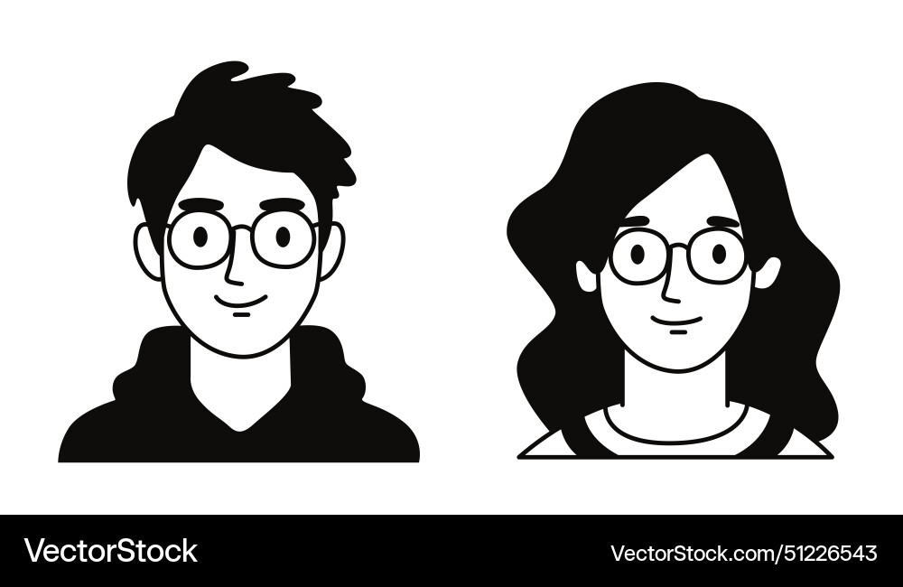 People avatar icons user profile avatar profile Vector Image