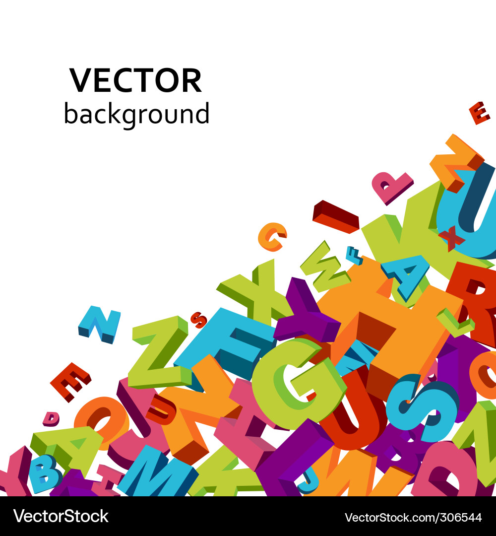 Alphabet Royalty Free Vector Image - VectorStock