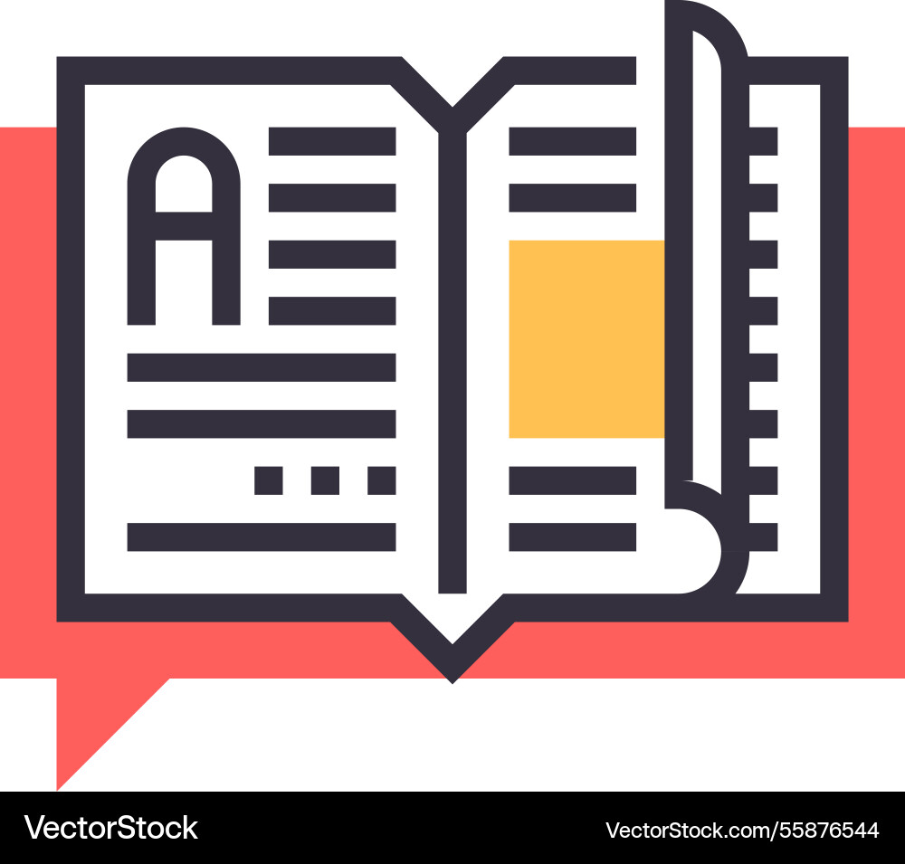 Books reading Royalty Free Vector Image - VectorStock