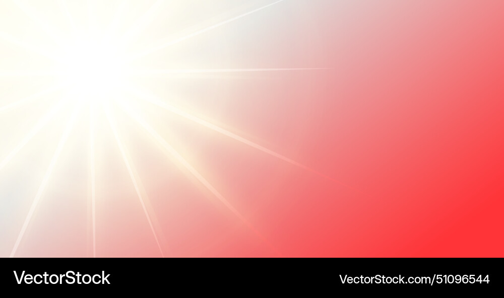 Bright and shiny sun rays background Royalty Free Vector