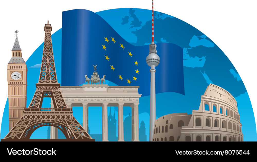 European union Royalty Free Vector Image - VectorStock