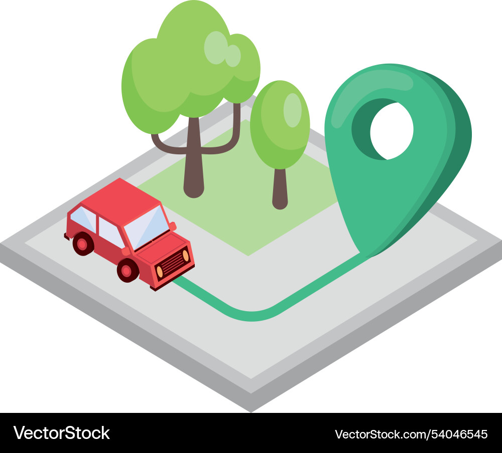 Maps and navigation pin direction Royalty Free Vector Image