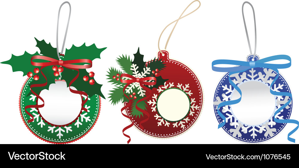 Paper bauble Royalty Free Vector Image - VectorStock