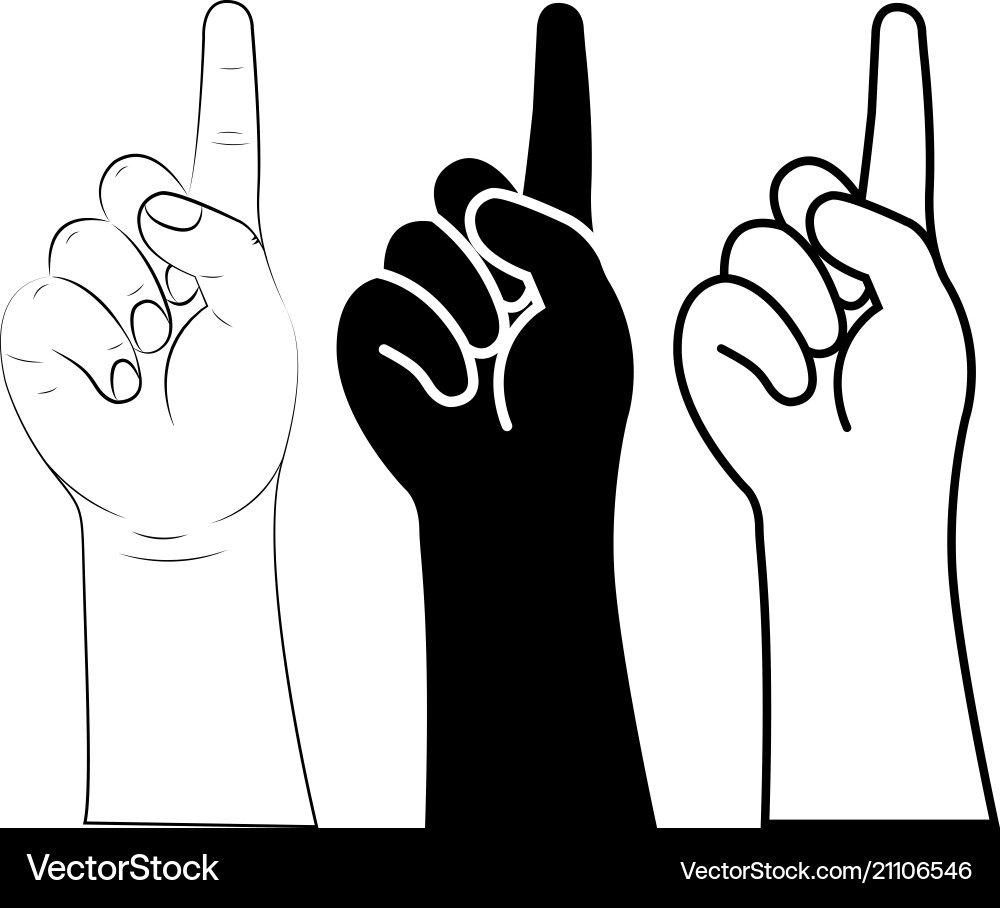 Child hand Royalty Free Vector Image - VectorStock