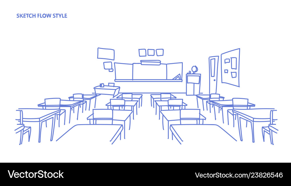 Chair Classroom Sketch Vector Images (over 270)