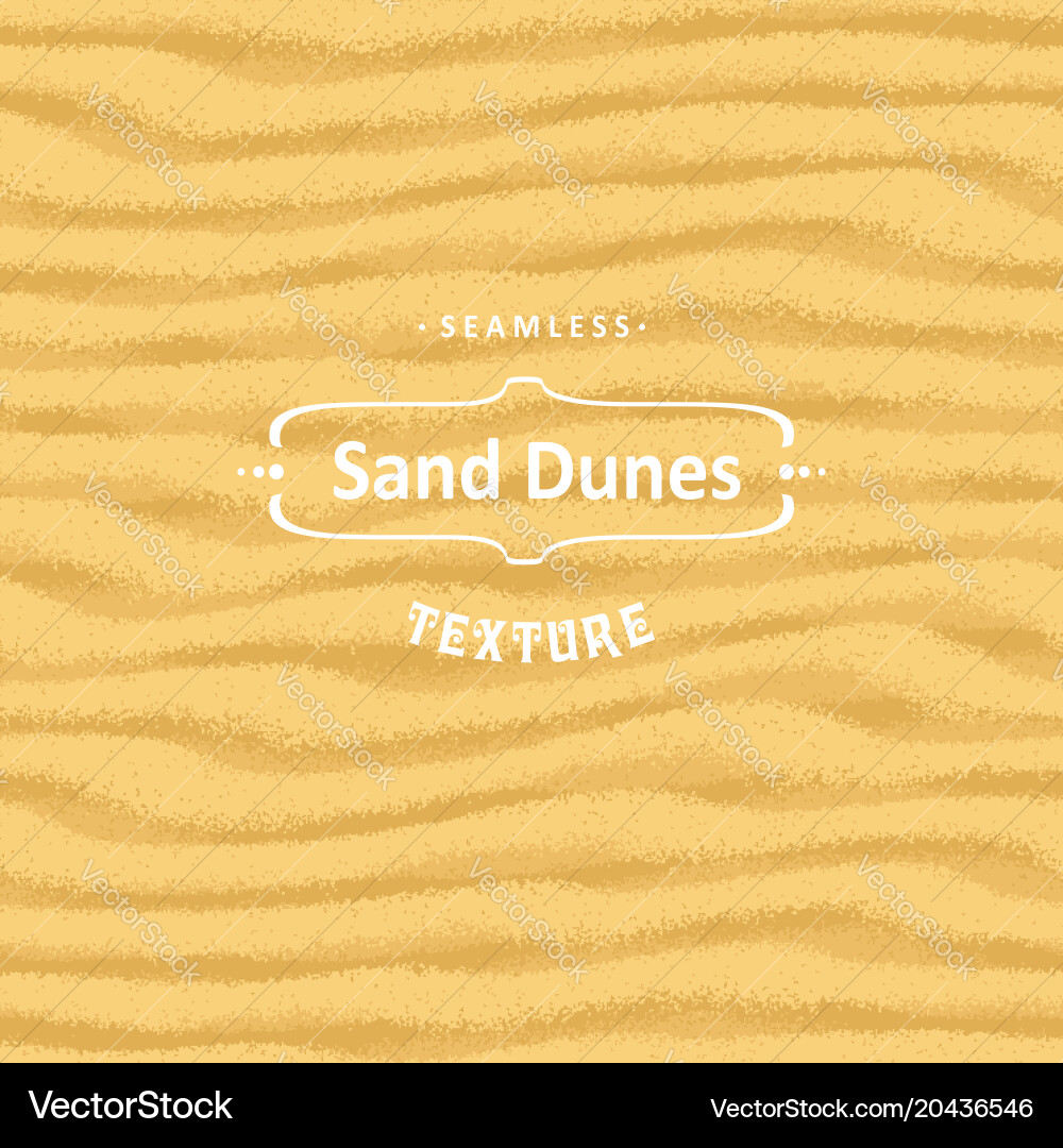 Seamless sand texture background with natural Vector Image