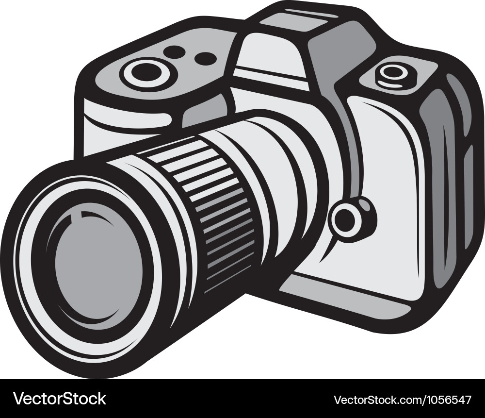 Compact digital camera Royalty Free Vector Image