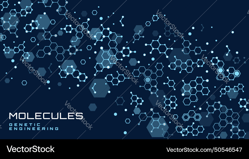 Molecular structure background genetic engineering