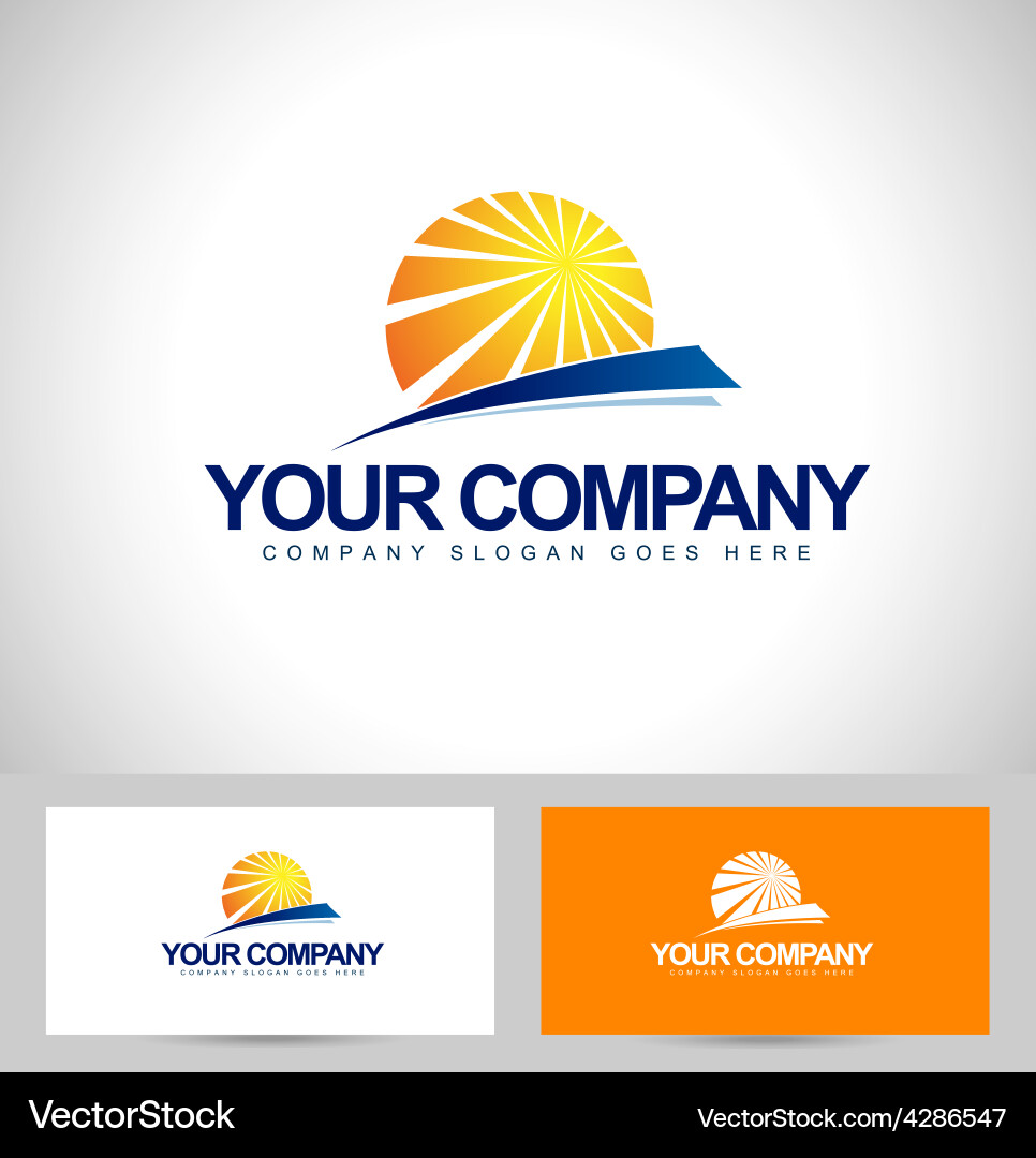 Sun design creative Royalty Free Vector Image - VectorStock