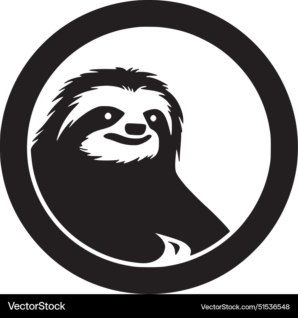 Sloth - high quality logo ideal for t-shirt Vector Image