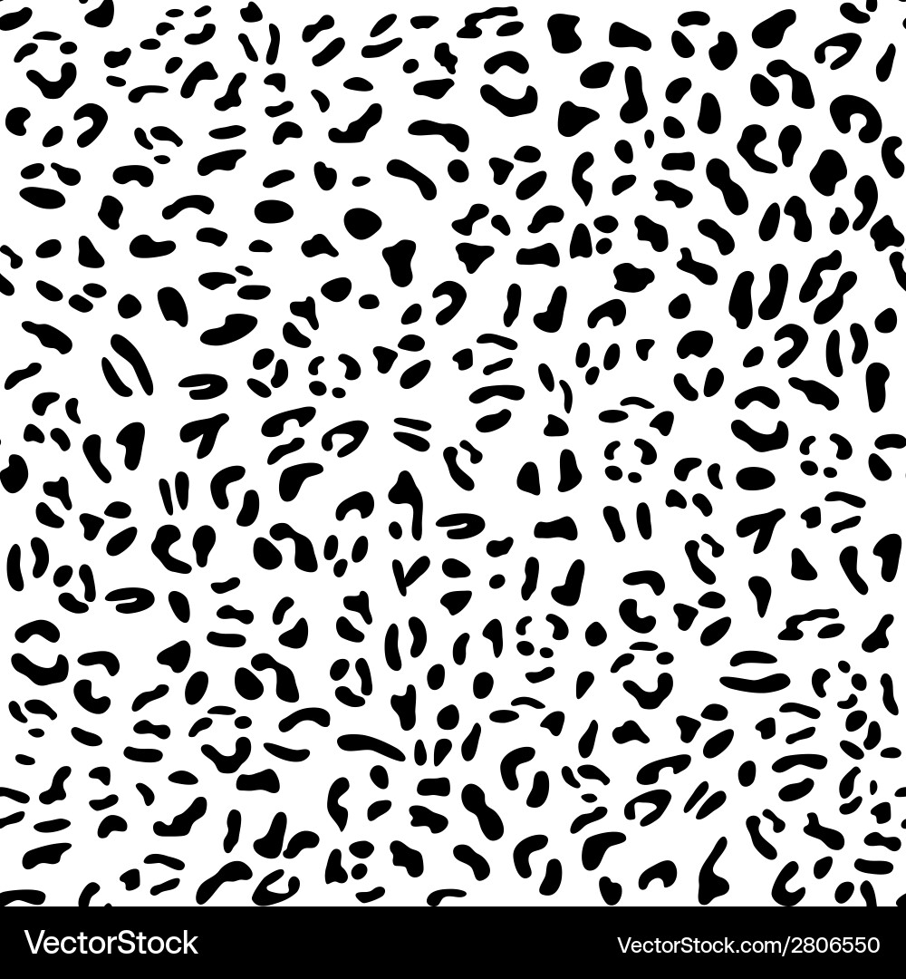 Leopard seamless pattern Royalty Free Vector Image