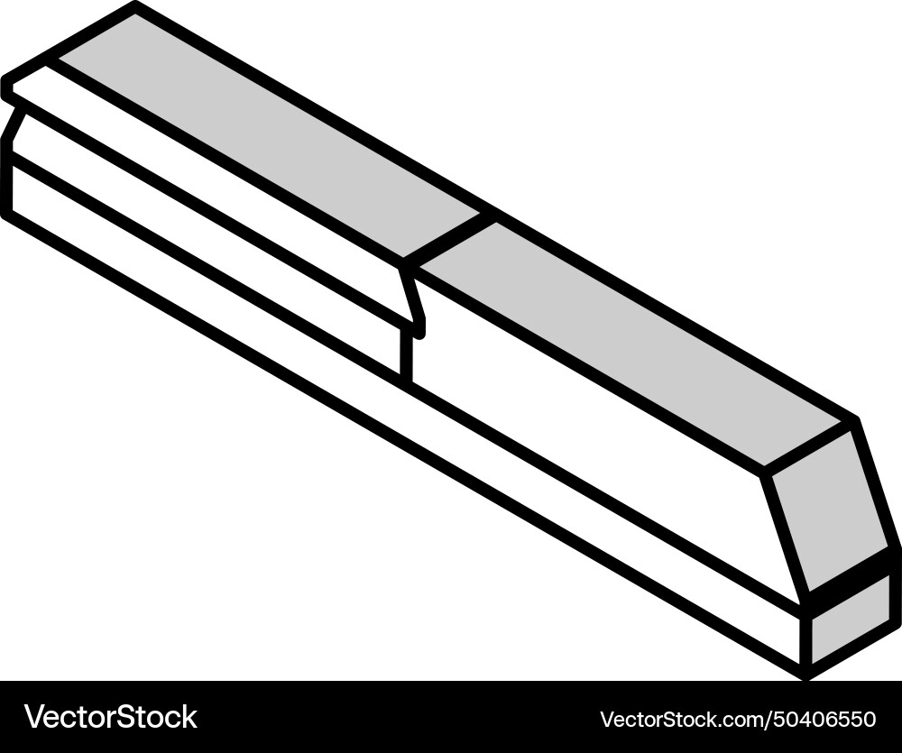 Window top view isometric icon Royalty Free Vector Image