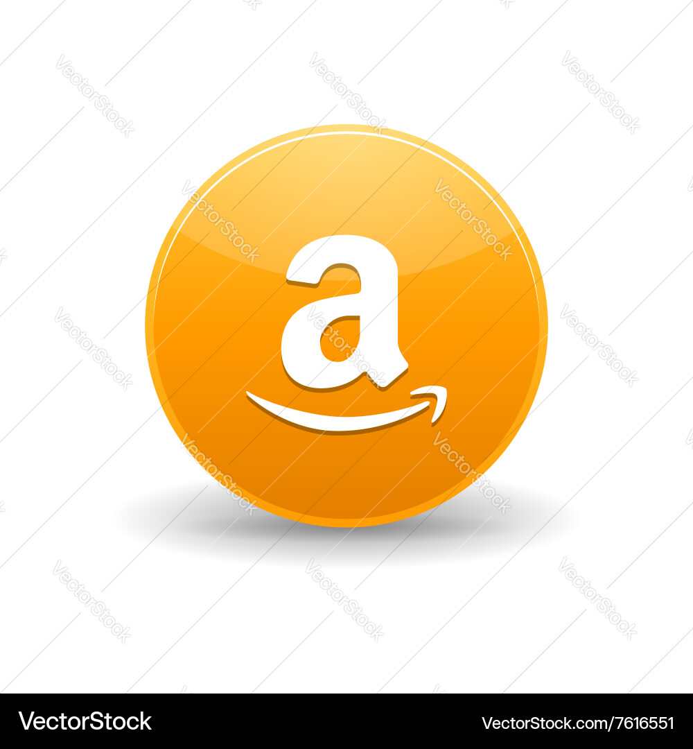 Amazon Alt Icon - Simple Style Royalty Free Vector Image