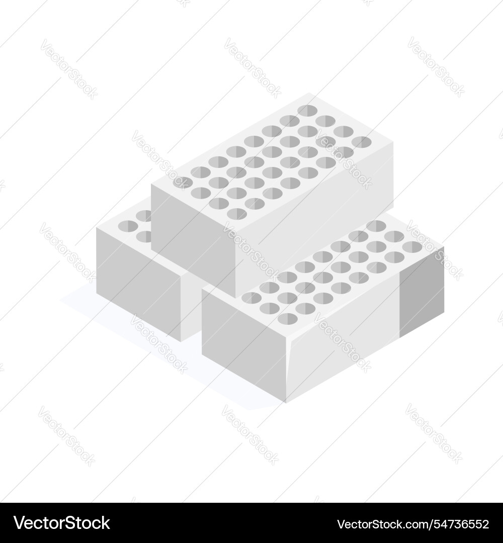 Concrete block Royalty Free Vector Image - VectorStock