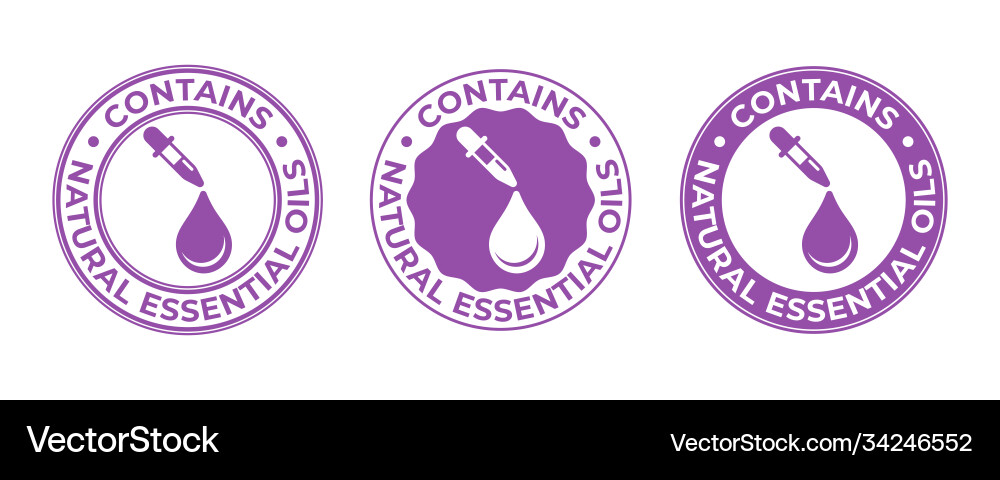 Essential oil contain drop and dropper icon Vector Image