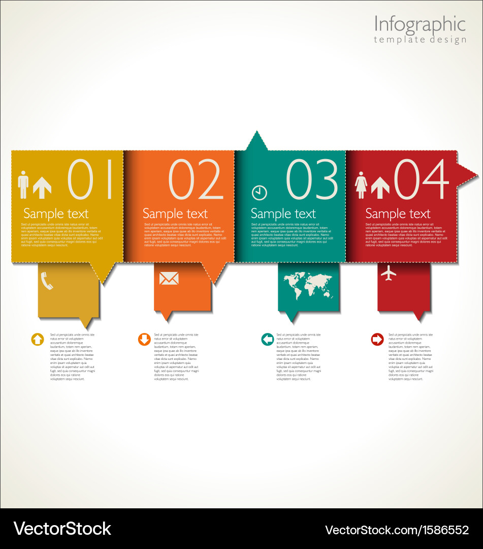 Modern design template Royalty Free Vector Image