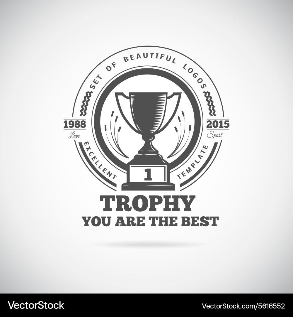 Winner logos Royalty Free Vector Image - VectorStock