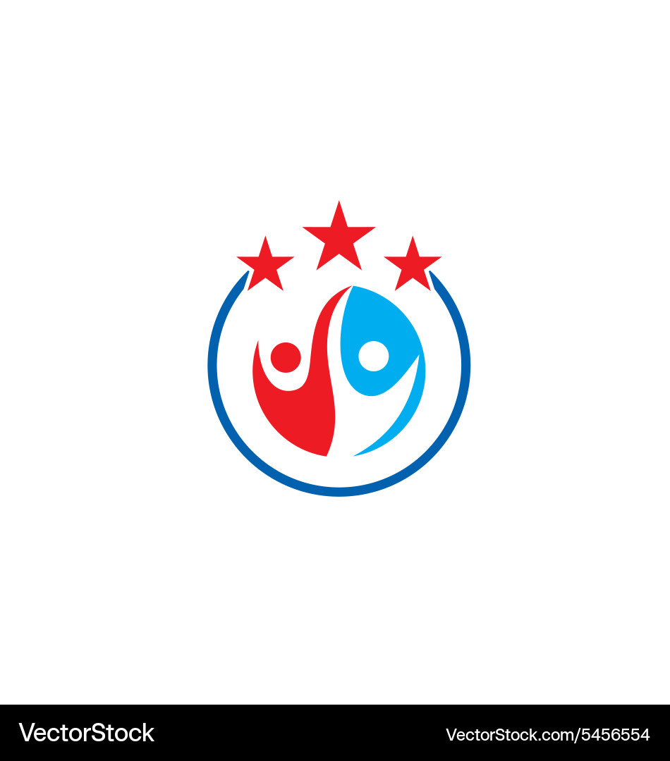 Partnership & Collaboration Logo Royalty Free Vector