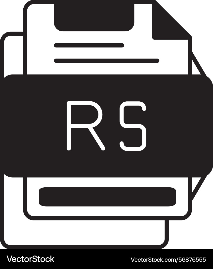 Rs icon Royalty Free Vector Image - VectorStock