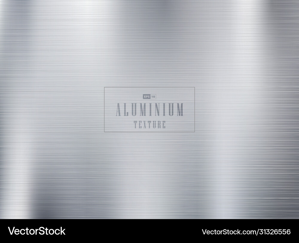 Metallic Aluminium Texture Royalty Free Vector Image